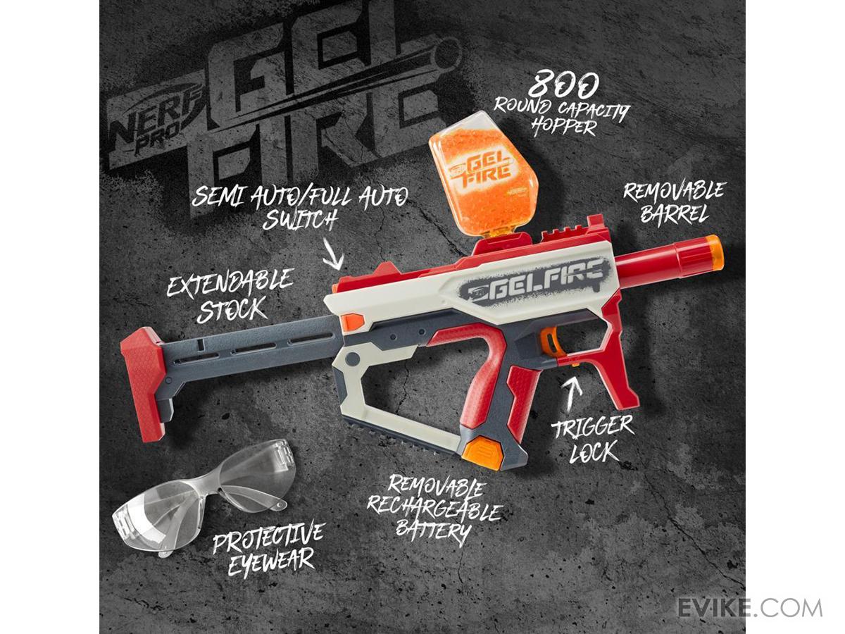 Nerf Pro Gelfire Full Auto Gel Blaster Rifle (Model: Mythic), MORE, Gel ...