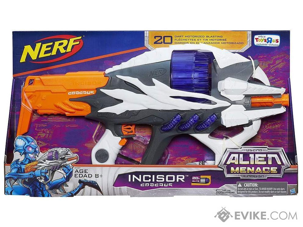 Nerf Alien Menace Incisor Foam Dart Blaster, MORE, Foam Dart Blasters ...