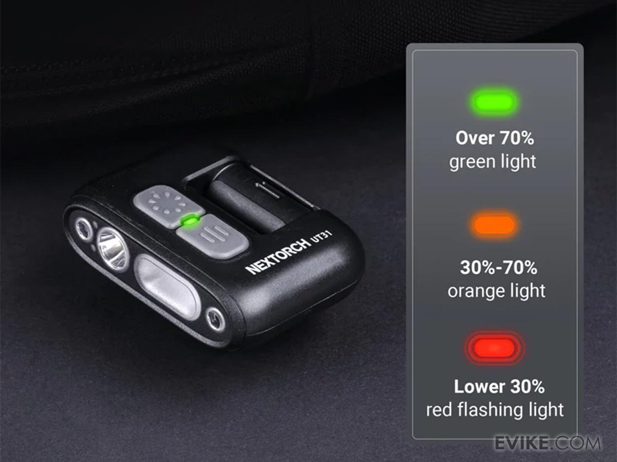 Nextorch Emergency Clip-On Safety / Warning Auxiliary Light w/ White ...