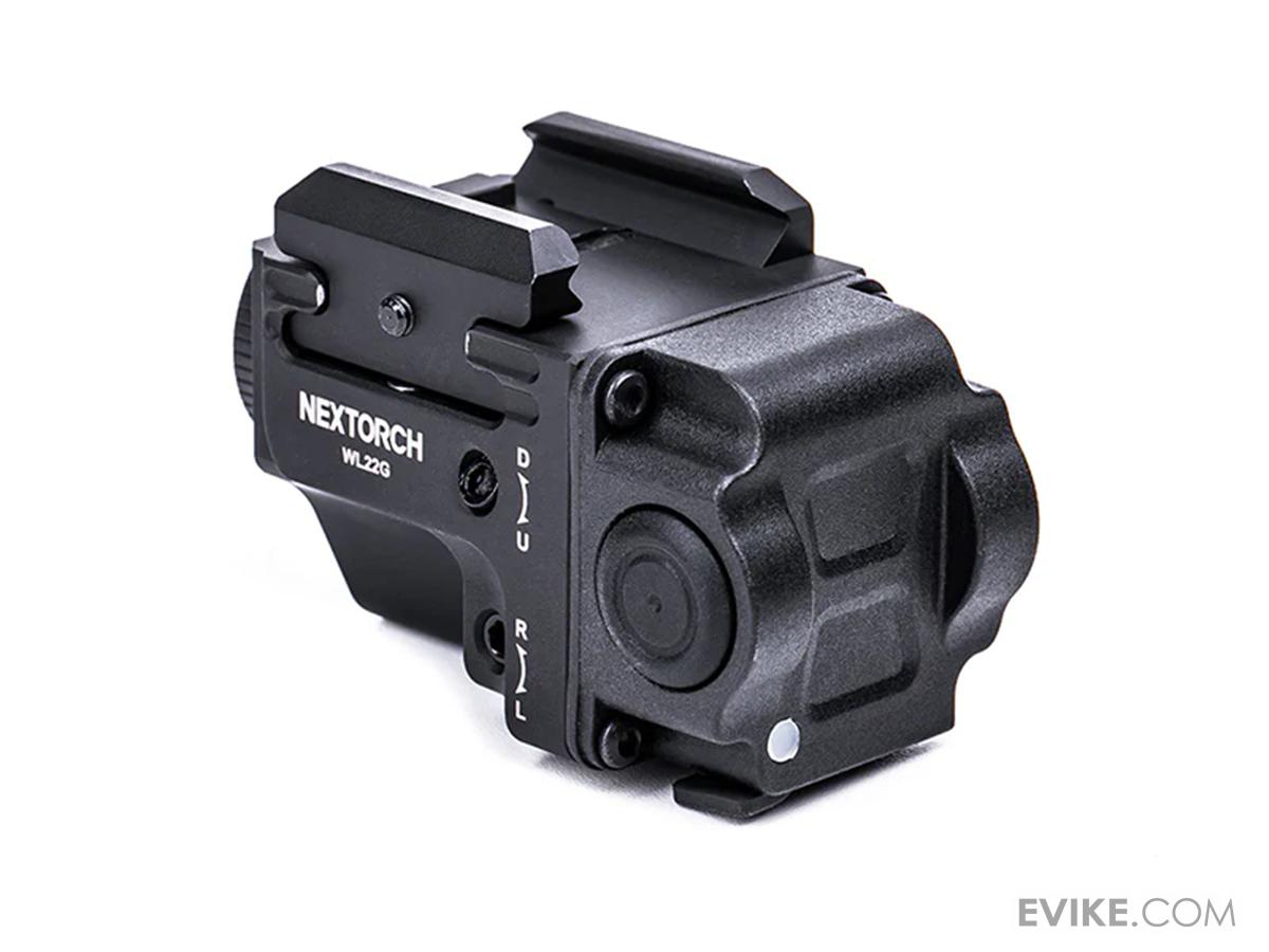 Nextorch 650 Lumen Tactical Weapon Light w/ Visible Laser Aiming Module ...