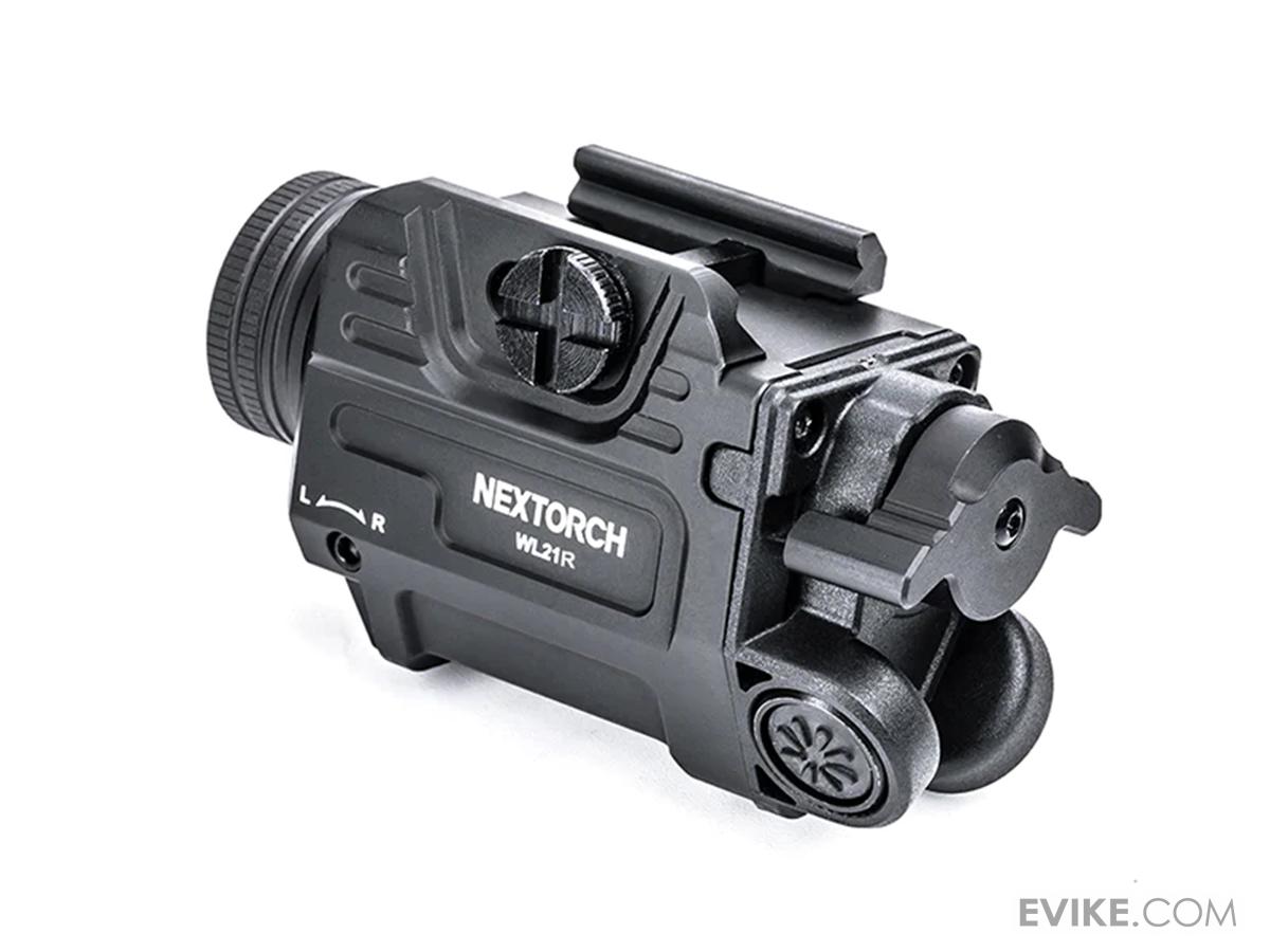 Nextorch 650 Lumen Compact Tactical Weapon Light w/ Visible Laser ...