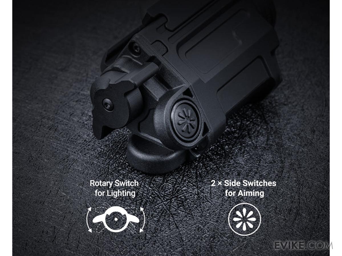 Nextorch 650 Lumen Compact Tactical Weapon Light w/ Visible Laser ...