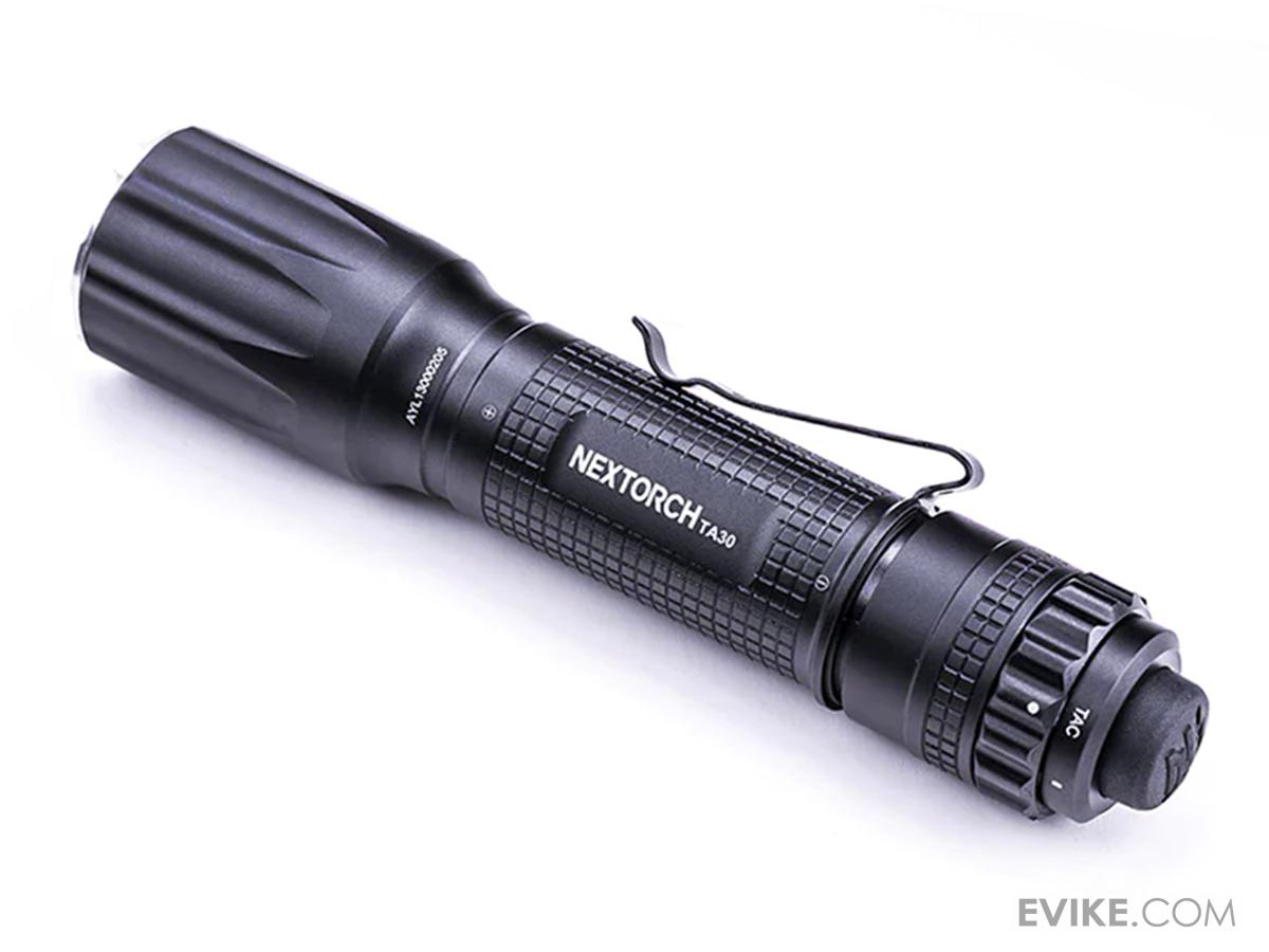 Nextorch OSRAM P9 LED TA30 V2.0 One-Step Strobe Tactical Flashlight ...