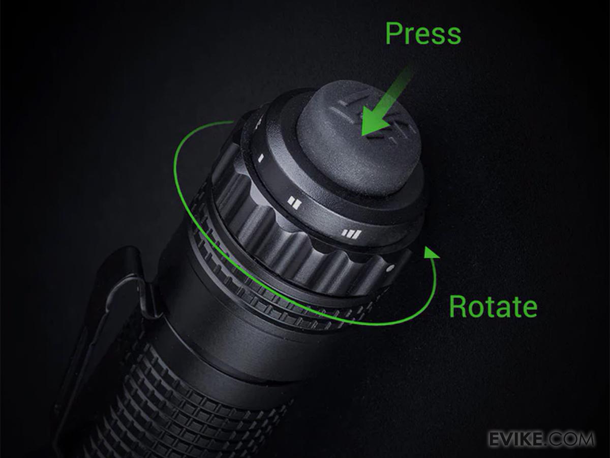 Nextorch OSRAM P9 LED TA30 V2.0 One-Step Strobe Tactical Flashlight ...