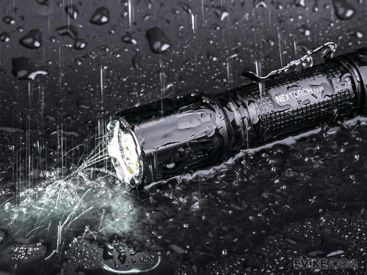 Nextorch OSRAM P9 LED TA30 V2.0 One-Step Strobe Tactical Flashlight ...