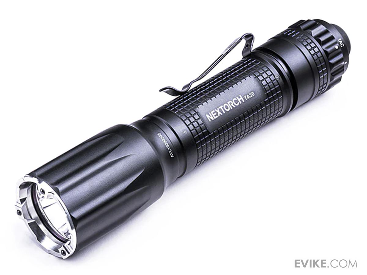 Nextorch OSRAM P9 LED TA30 V2.0 One-Step Strobe Tactical Flashlight ...