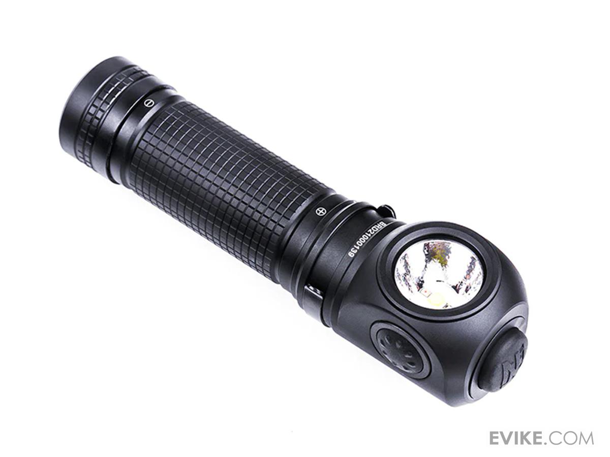 Nextorch P10 Right-Angle Tactical Flashlight w/ 3 Light Modes ...