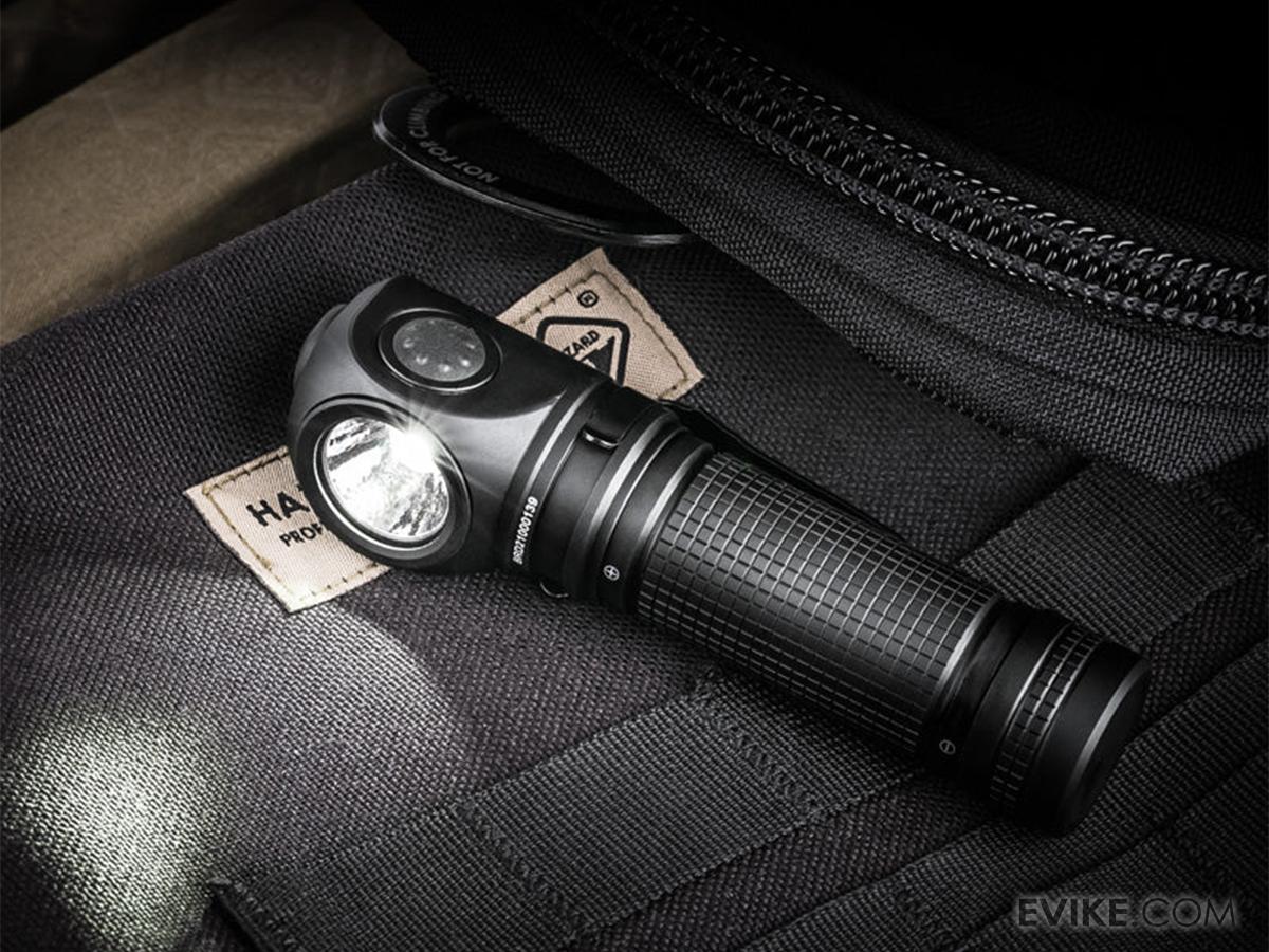 Nextorch P10 Right-Angle Tactical Flashlight w/ 3 Light Modes ...