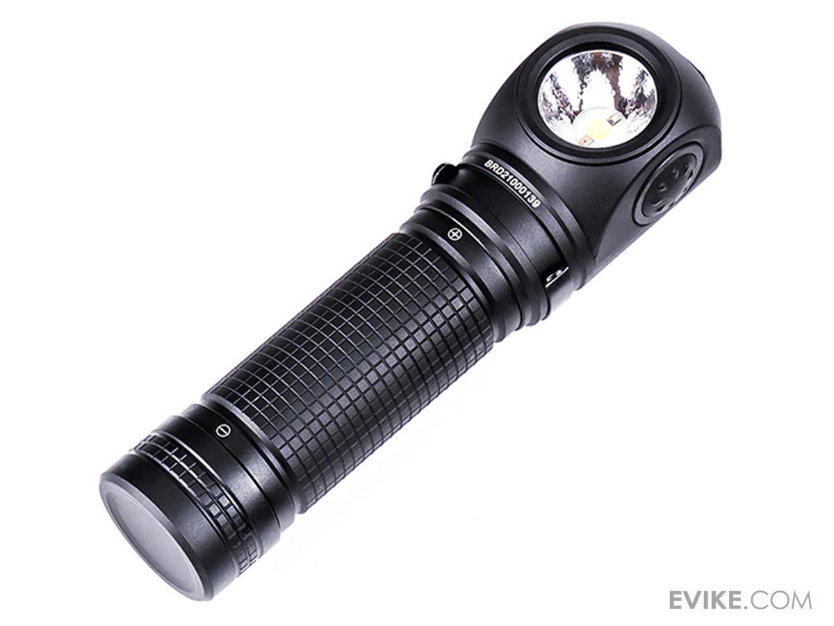 Nextorch P10 Right-Angle Tactical Flashlight w/ 3 Light Modes ...