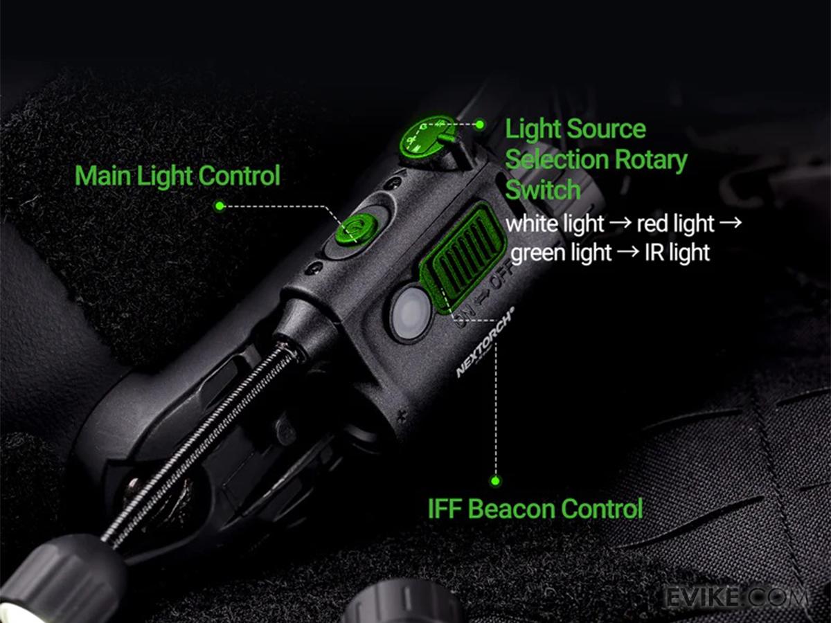 Nextorch rStar IFF Helmet Light, Tactical Gear/Apparel, Helmet ...