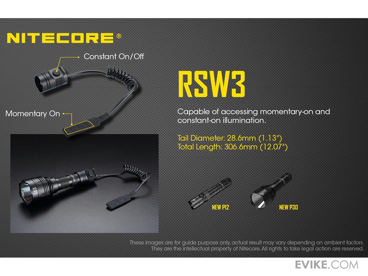 Nitecore RSW3 Pressure Switch for New Generation Nitecore Flashlights ...