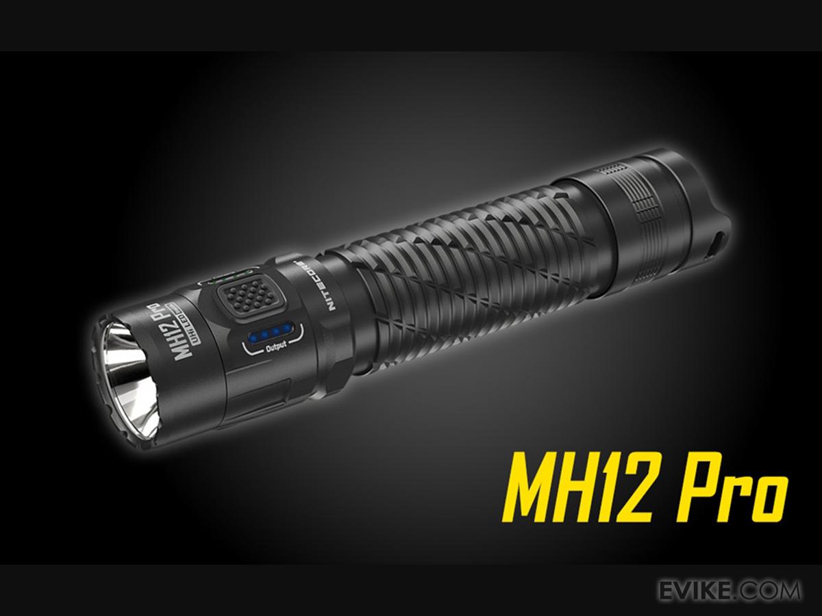 NITECORE MH12 Pro 3300 Lumen USB-C Rechargeable Flashlight, Accessories & Parts, Lights & Lasers ...