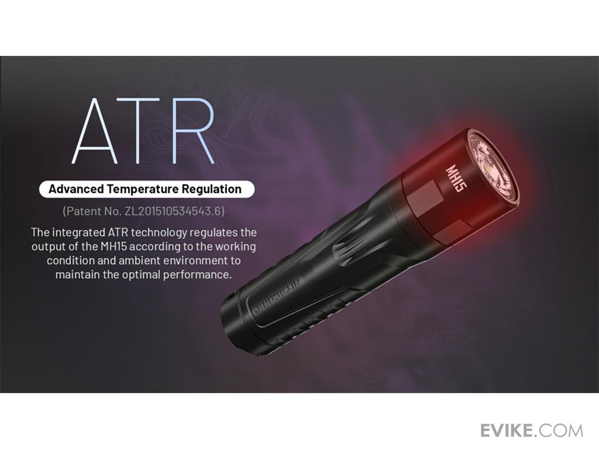 Nitecore MH15 2000 Lumen Rechargeable Flashlight, Accessories & Parts ...