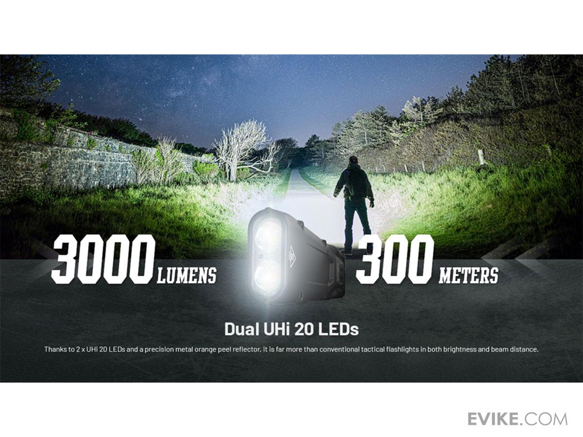 Nitecore EDC25 3000 Lumen USB-C Rechargeable Flat EDC Flashlight ...