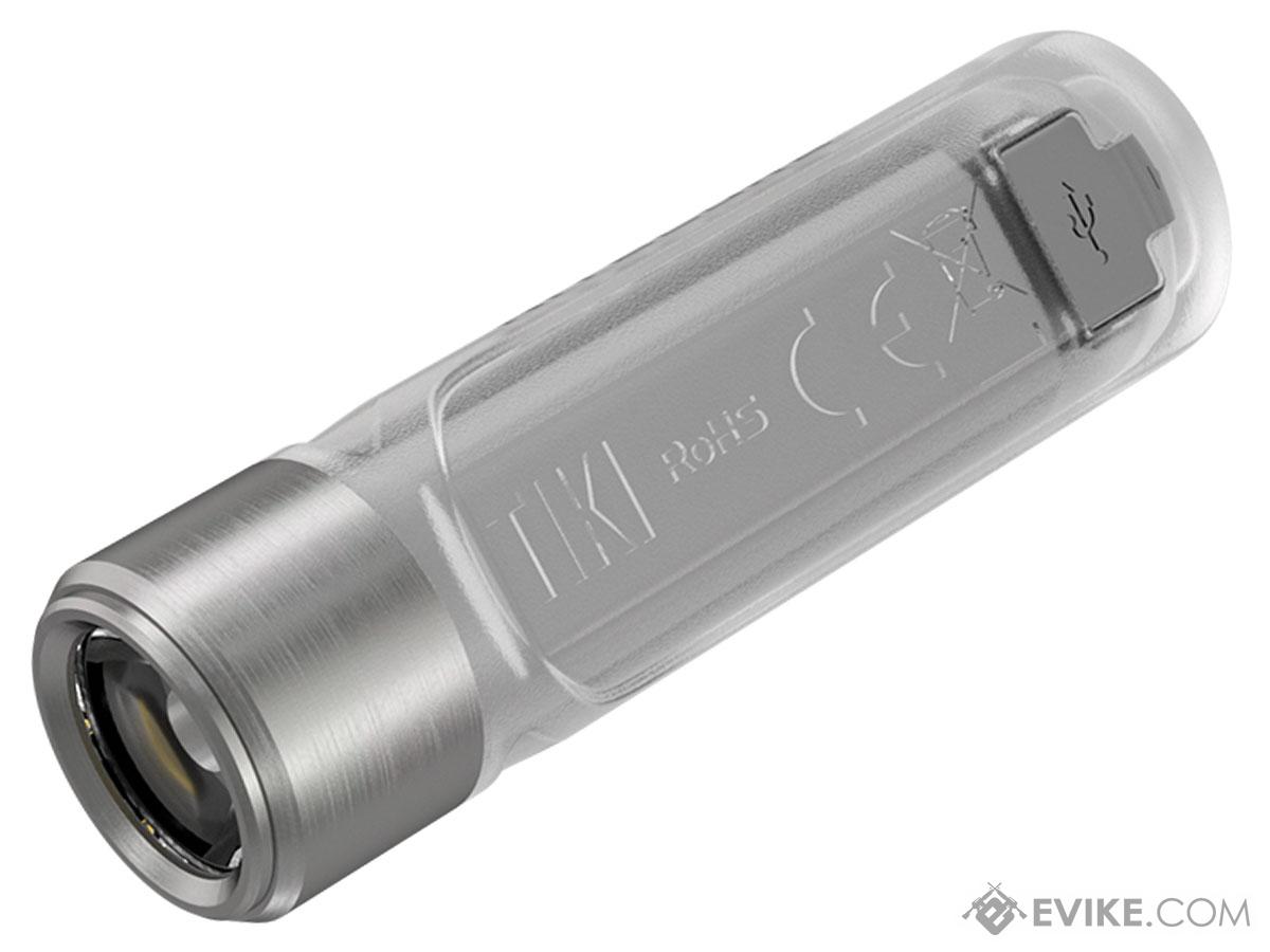 NiteCore TIKI 300 Lumen Micro USB Rechargeable Mini Keychain Flashlight ...