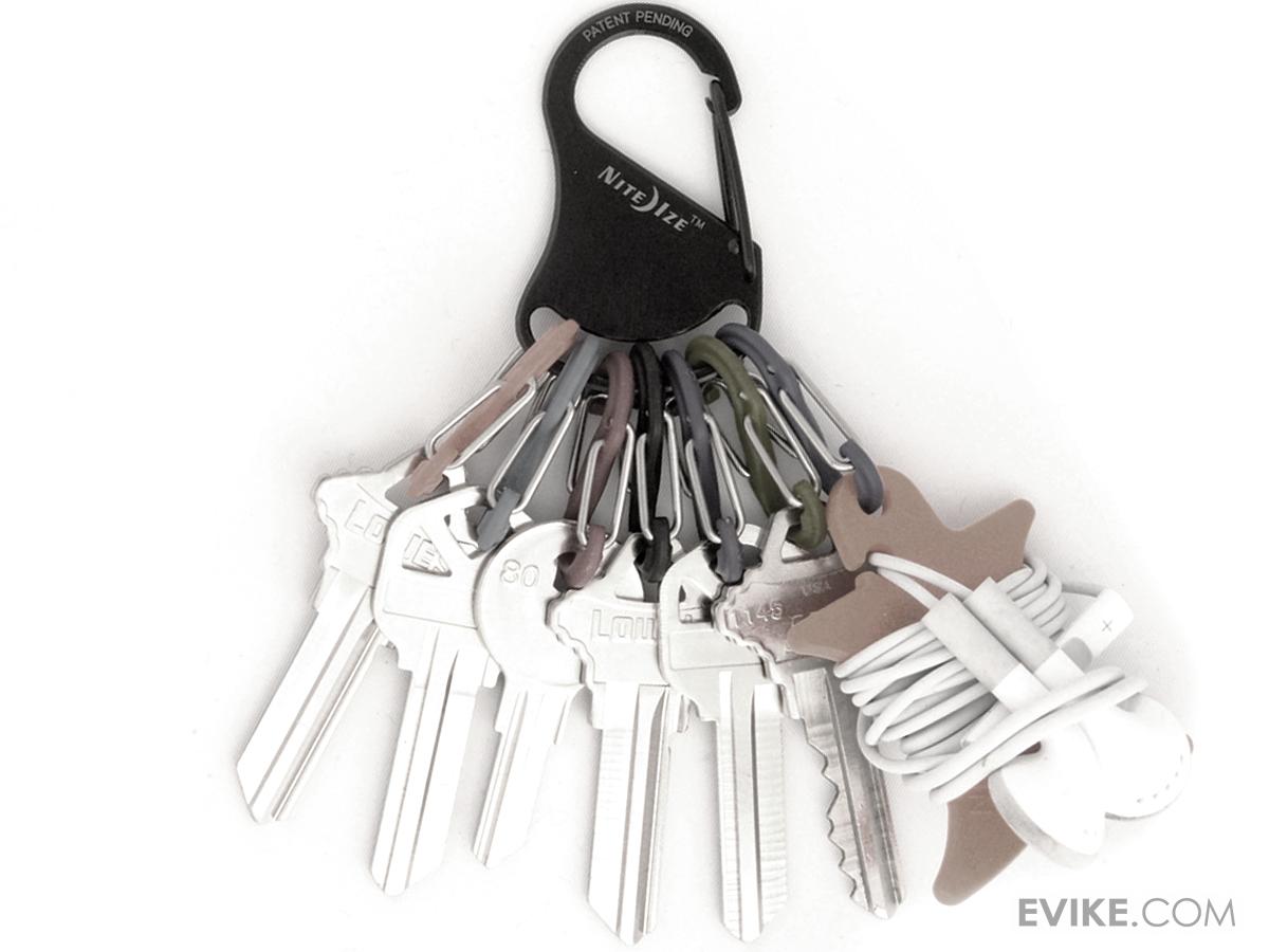 Nite Ize KeyRack S-Biner Key Holder (Color: Black / Camo), Tactical ...