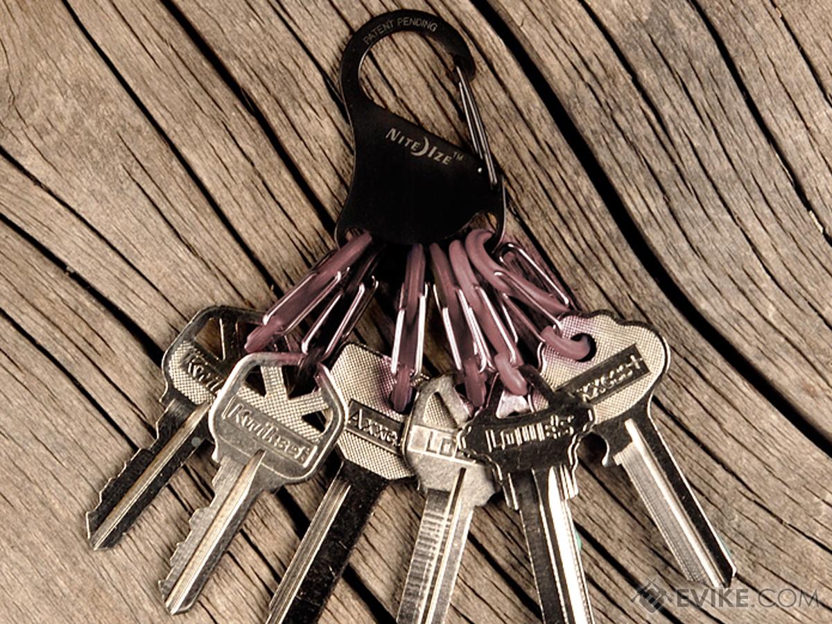 Nite Ize KeyRack S-Biner Key Holder (Color: Black / Camo), Tactical ...