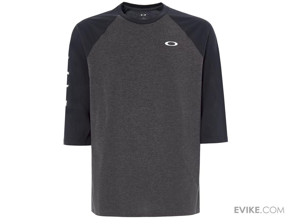 Oakley 50 SLV Raglan T-Shirt (Size: Blackout Light Heather / Large ...