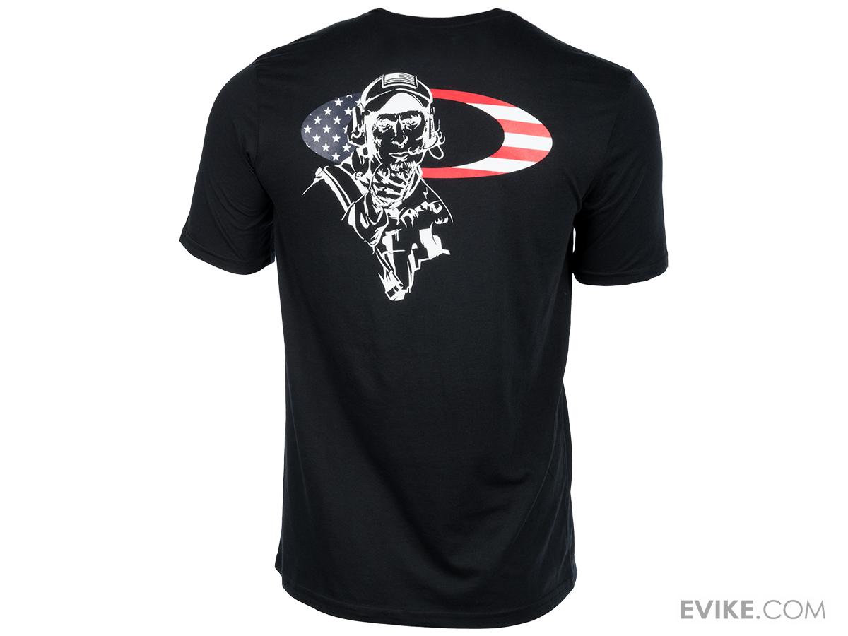 Oakley "Uncle Sam 2" Tee (Color: Blackout / X-Large), Tactical Gear ...