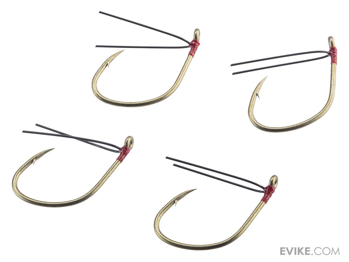 Owner Hooks "Wacky" Fishing Hook (Model: 1/0 Weedguard / Camo Green ...