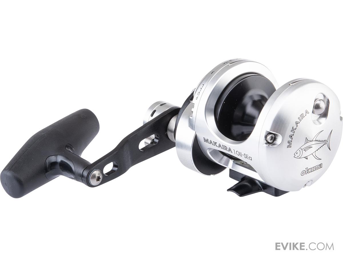 Okuma Fishing Makaira Special Edition SILVER 2-Speed Lever Drag Reel ...