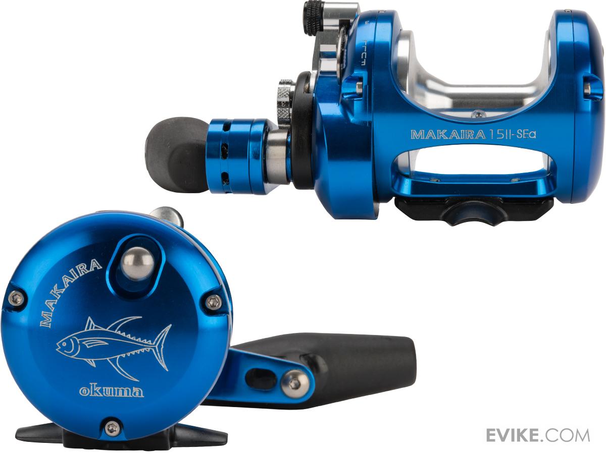 Okuma Reel Makaira Machined Aluminum SE 2-Speed Lever Drag Reel (Style ...