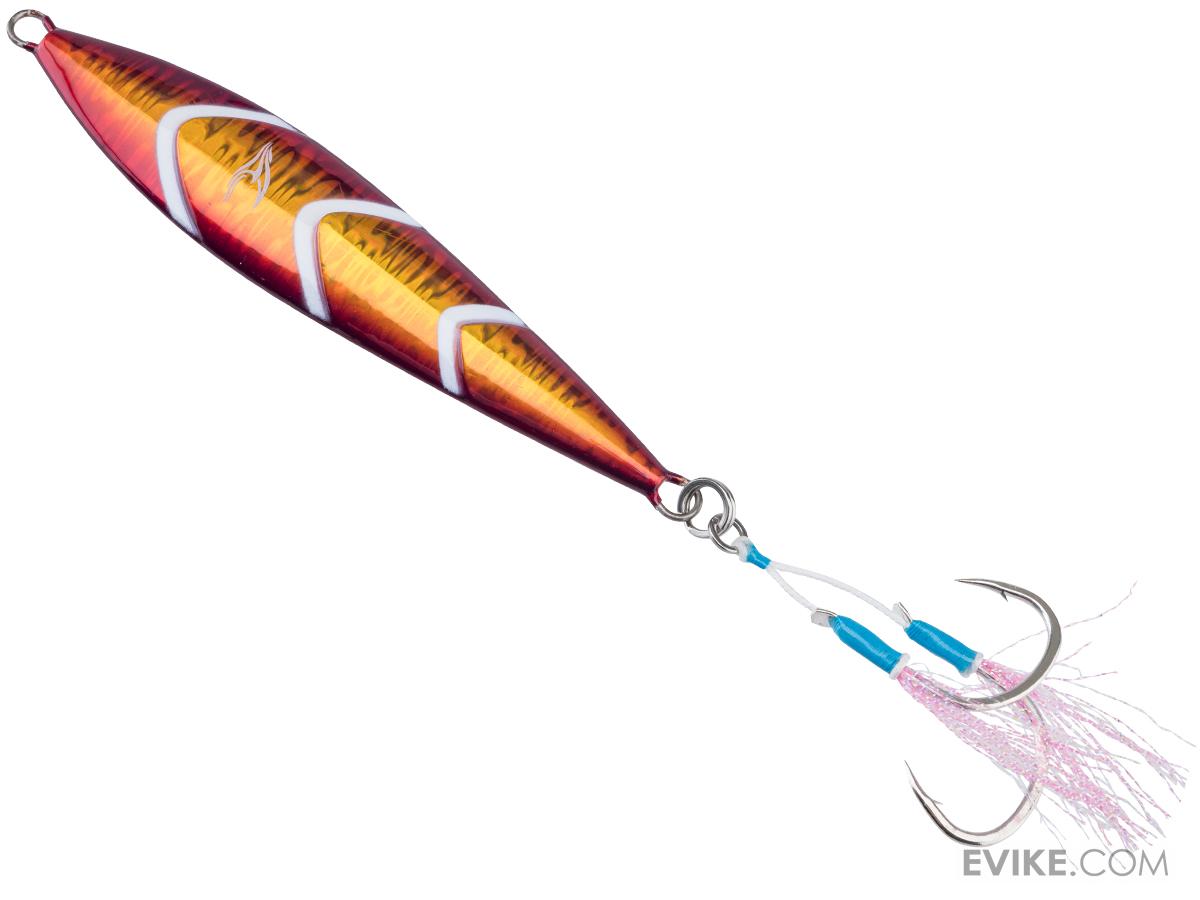 Ocean's Legacy Hybrid Contact Rigged Fishing Jig (Color: Orange / 200g ...