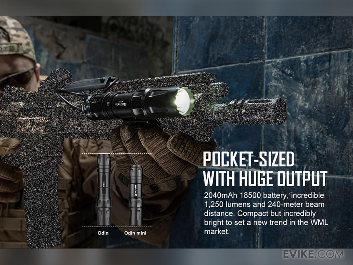 Olight Odin Mini Tactical Flashlight (Color: Desert Tan), Accessories ...