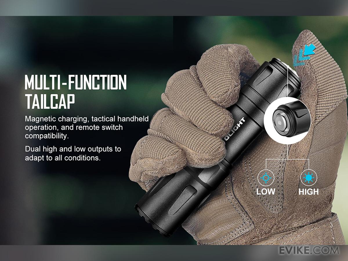 Olight Odin Mini Tactical Flashlight (Color: Desert Tan), Accessories ...