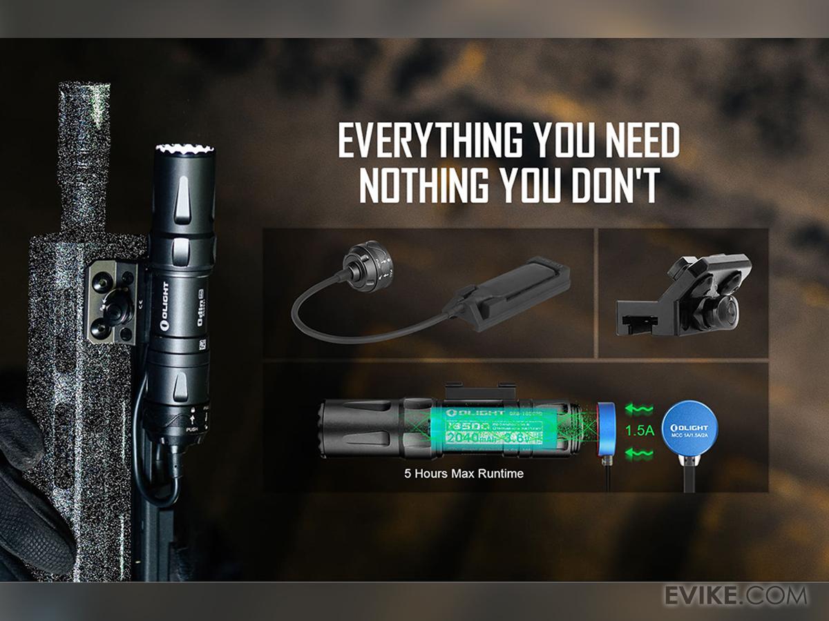 Olight Odin Mini Tactical Flashlight (Color: Desert Tan), Accessories ...