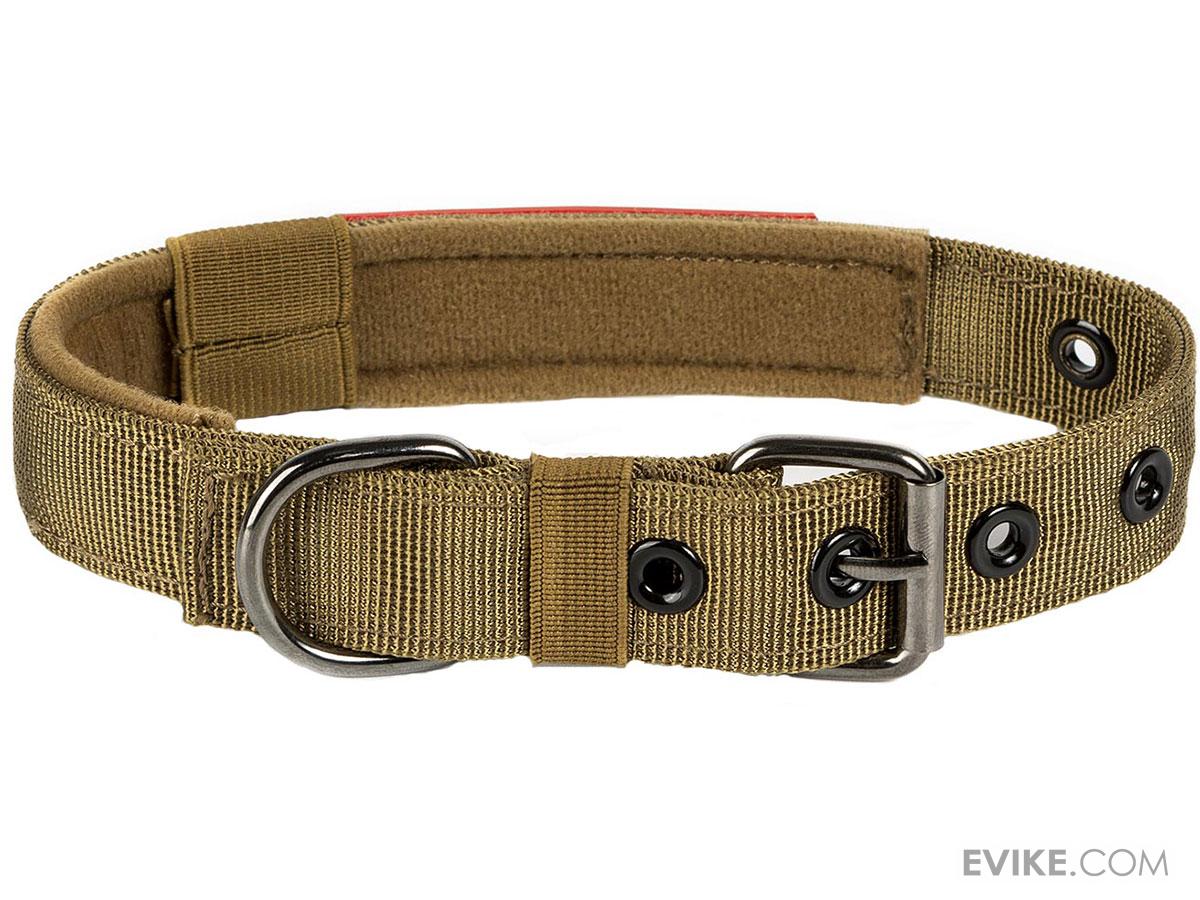 OneTigris Adjustable Small Tactical Dog Collar (Color: Coyote ...