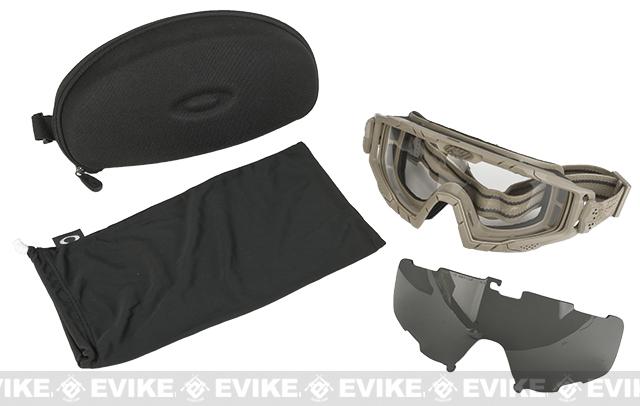 Oakley SI Ballistic Goggle 2.0 (Color: Dark Bone Array w/ Clear & Gray ...