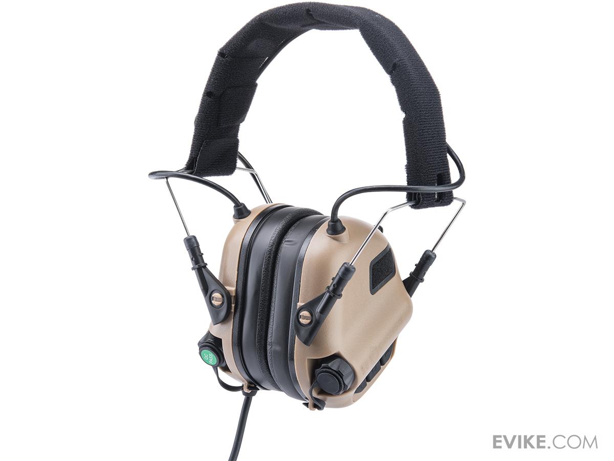 Earmor M32 MOD3 Tactical Communications Headset (Color: Tan), Tactical ...