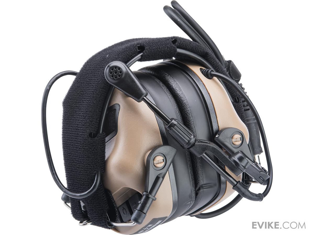 Earmor M32 MOD3 Tactical Communications Headset (Color: Tan), Tactical ...