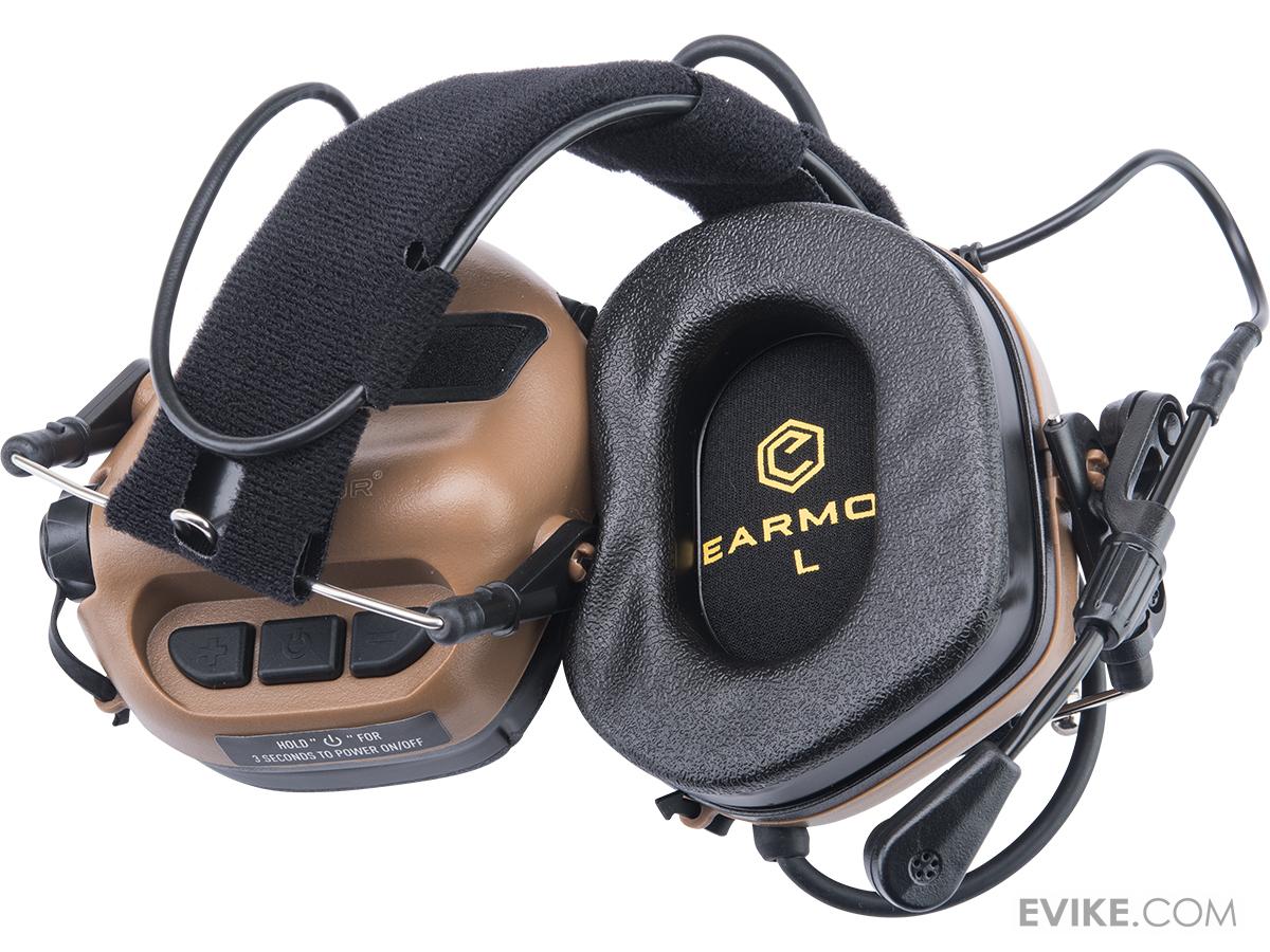 Earmor M32 MOD3 Tactical Communications Headset (Color: Coyote Brown ...