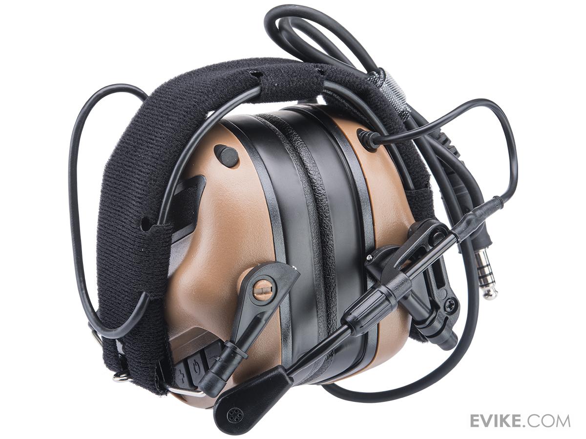 Earmor M32 MOD3 Tactical Communications Headset (Color: Coyote Brown ...