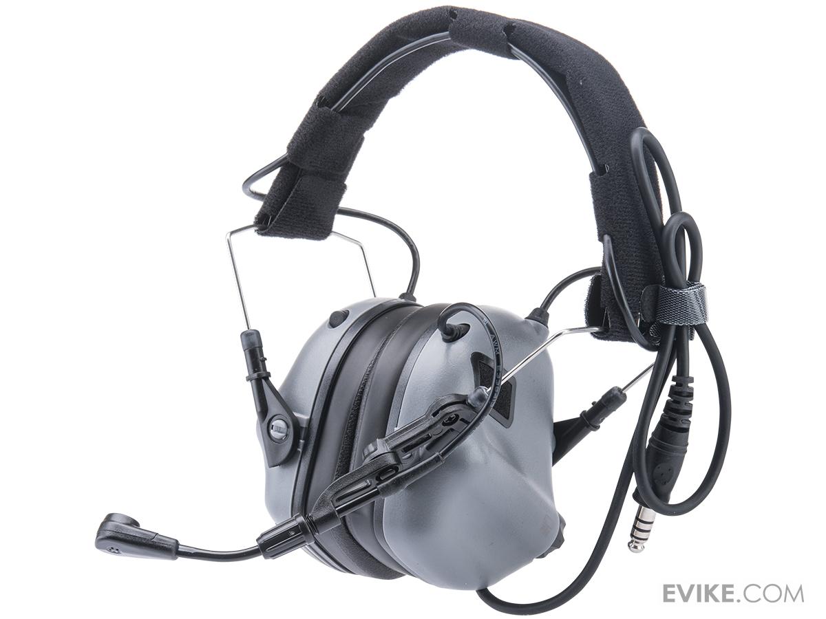 Earmor M32 MOD3 Tactical Communications Headset (Color: Wolf Grey ...