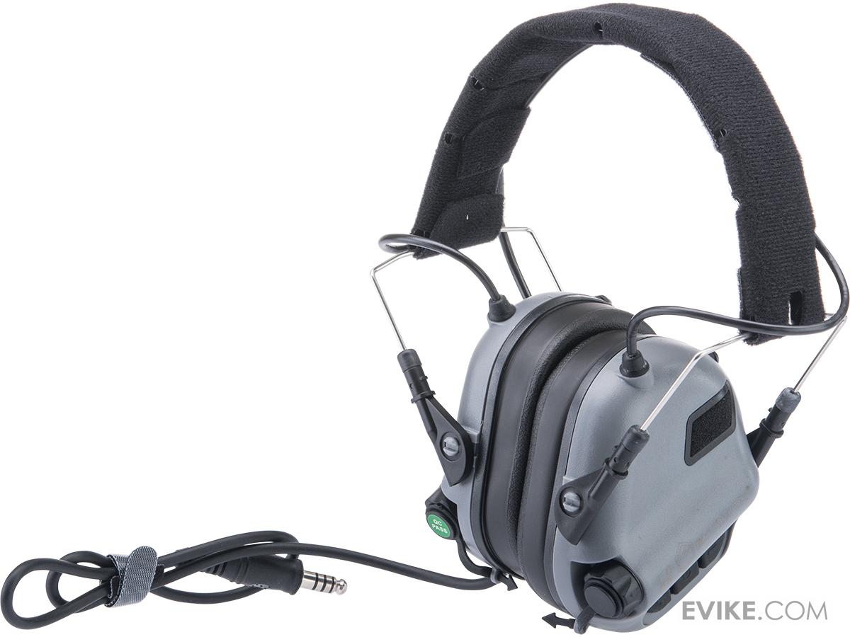 Earmor M32 MOD3 Tactical Communications Headset (Color: Wolf Grey ...
