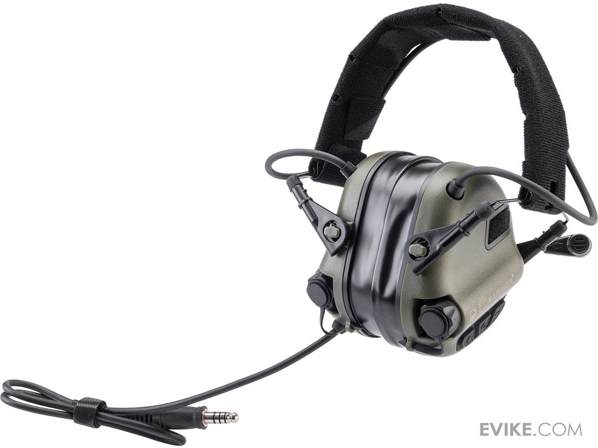 Earmor M32 PLUS Tactical Communications Headset (Color: Foliage Green ...