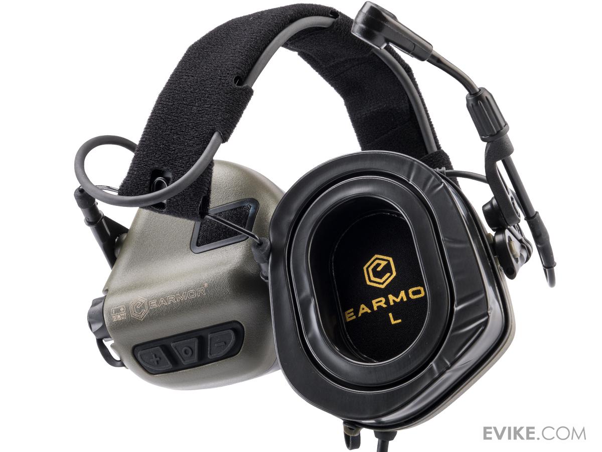 Earmor M32 PLUS Tactical Communications Headset (Color: Foliage Green ...