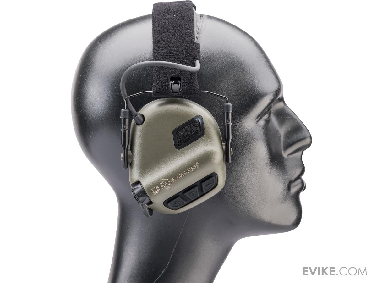 Earmor M32 PLUS Tactical Communications Headset (Color: Foliage Green ...