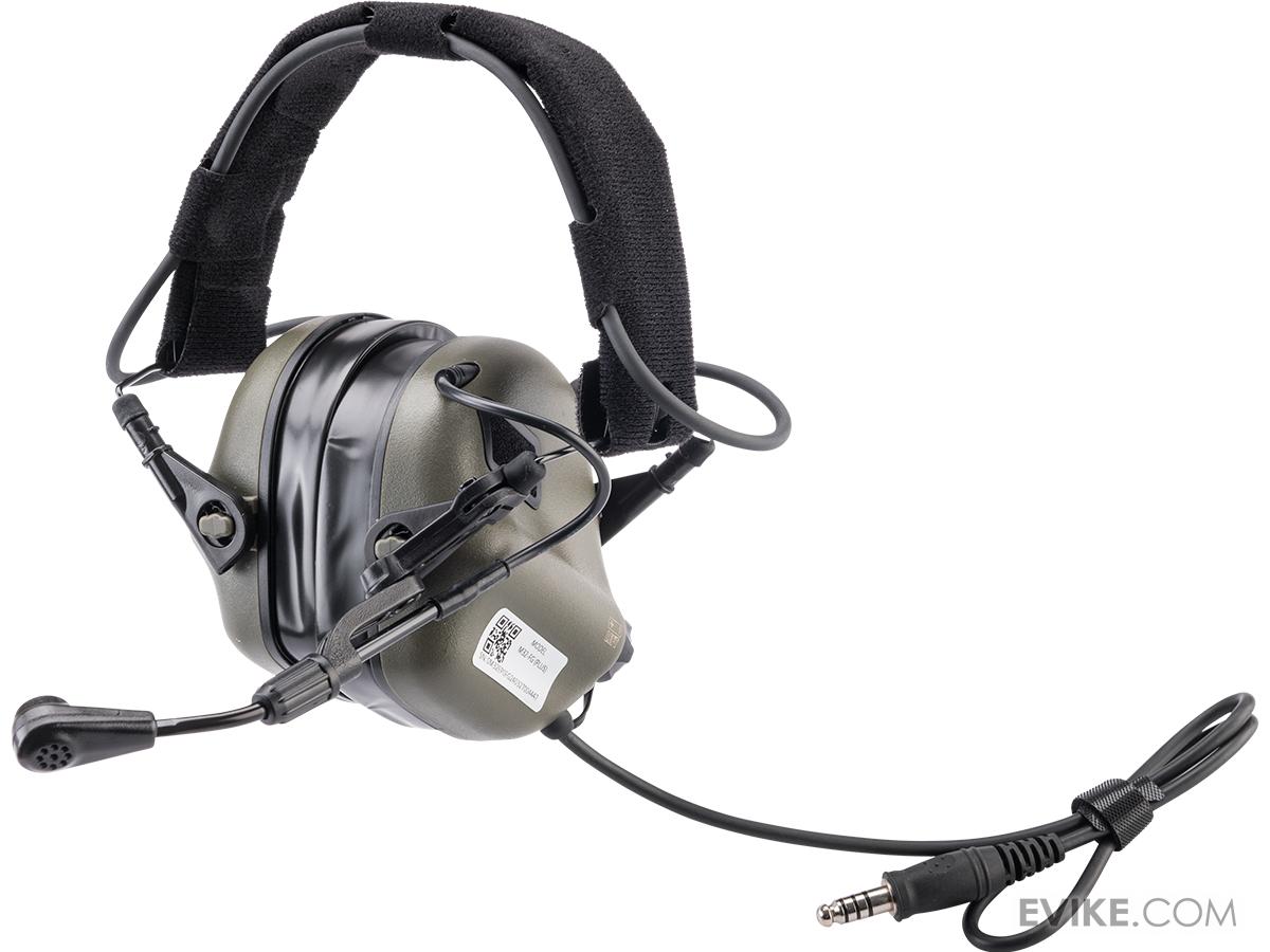 Earmor M32 PLUS Tactical Communications Headset (Color: Foliage Green ...
