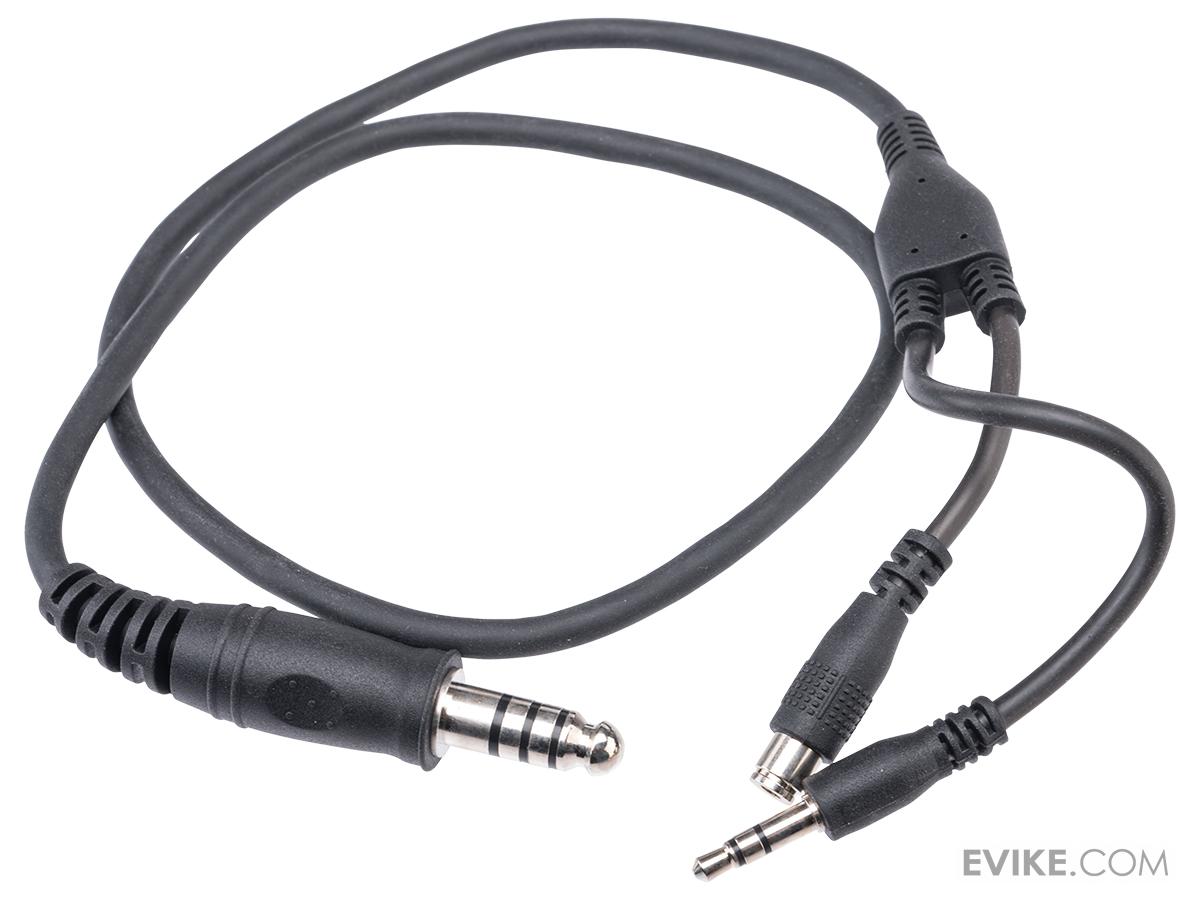 Earmor Microphone to PTT Communication Reduction Cable Adapter for M31 ...