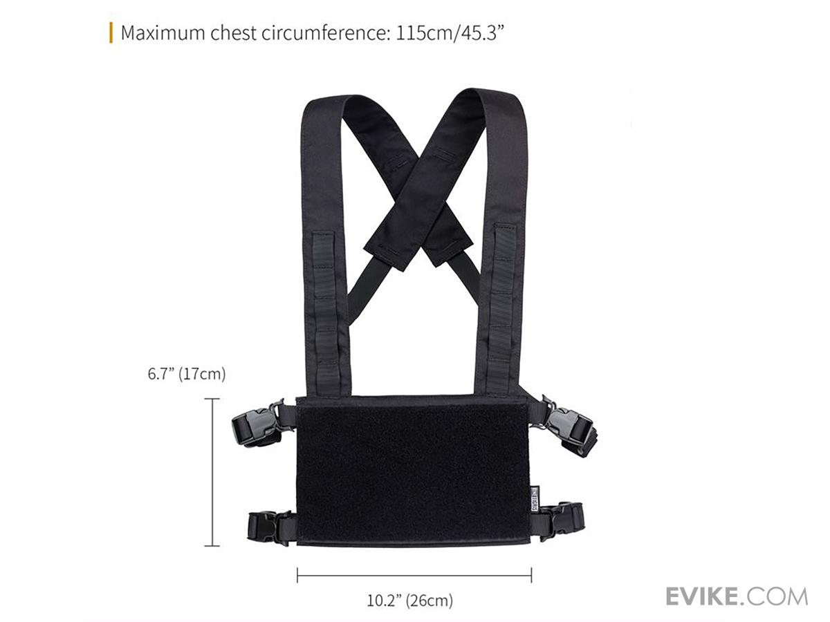 OneTigris Chest Rig Panel Placard Adapter (Color: Black), Tactical Gear ...