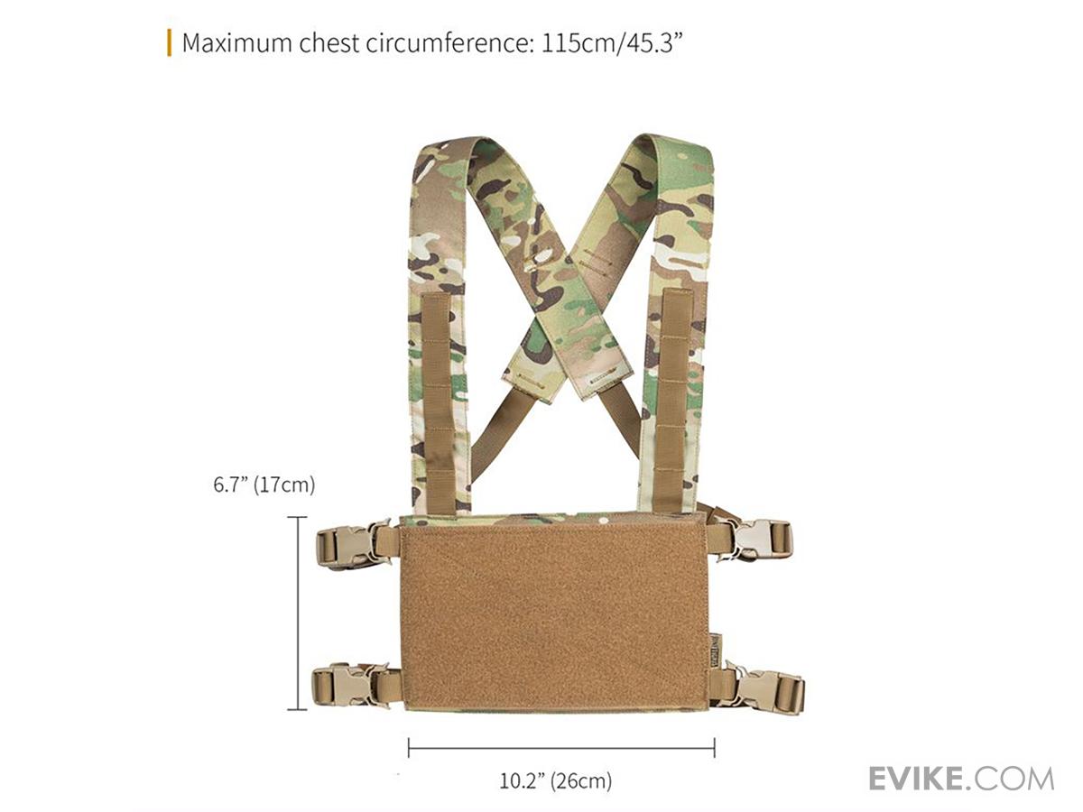 OneTigris Chest Rig Panel Placard Adapter (Color: Multicam), Tactical ...