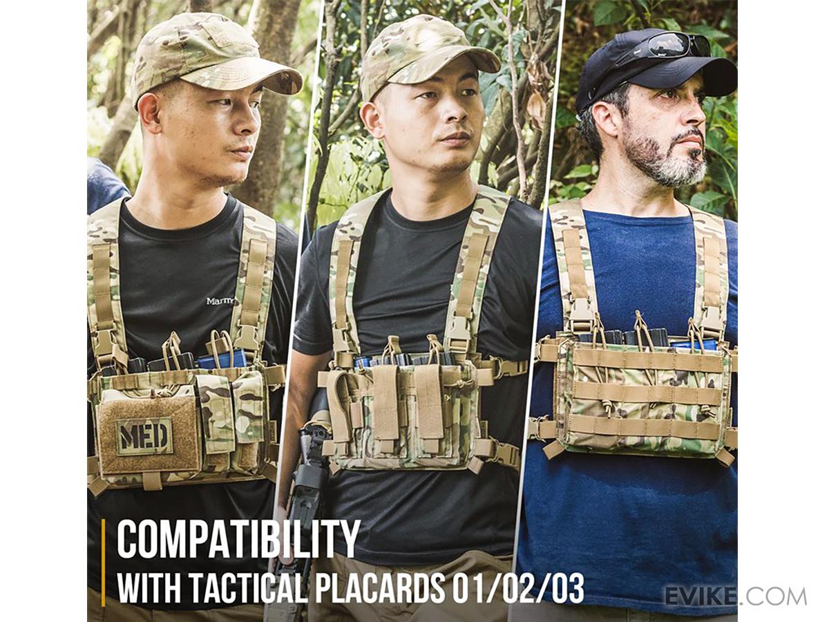 OneTigris Chest Rig Panel Placard Adapter (Color: Multicam), Tactical ...