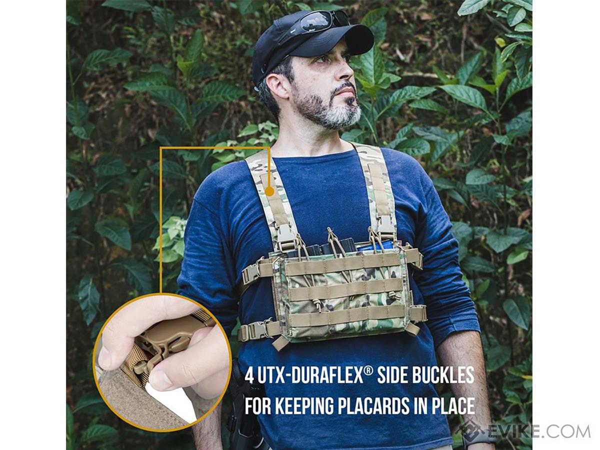 OneTigris Chest Rig Panel Placard Adapter (Color: Multicam), Tactical ...