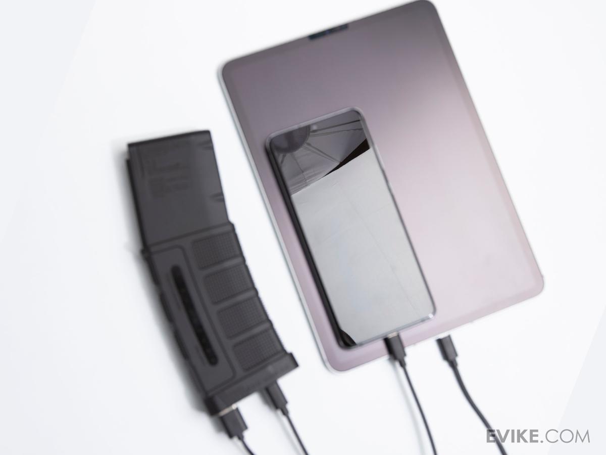 Outstandards Mock Mil-Spec AR EDC MAG Smart Power Bank (Color: Black ...