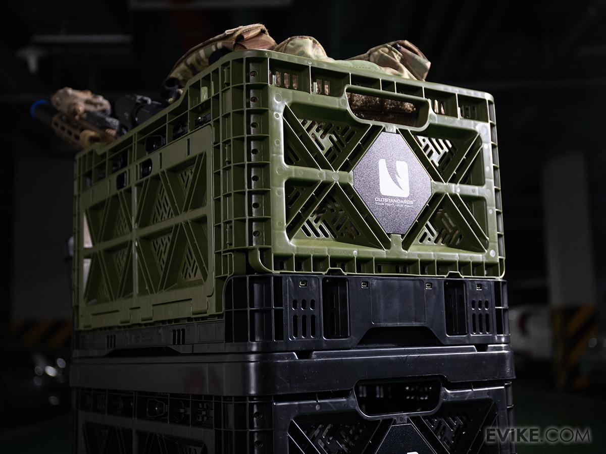 Outstandards Transformer Collapsible Smart Carrying Crate (Color: Black ...