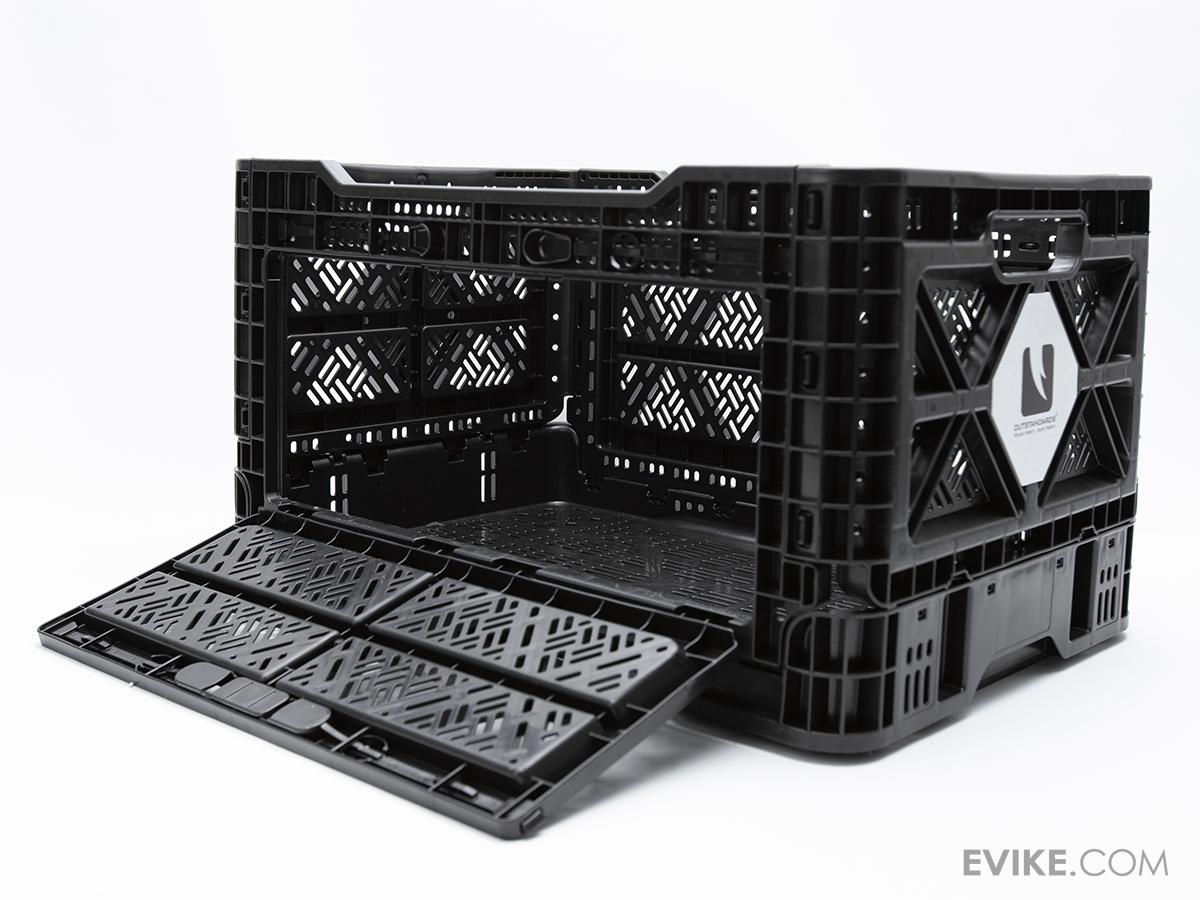 Outstandards Transformer Collapsible Smart Carrying Crate (Color: Black ...